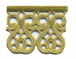 Lace Edging Embroidery Design | EmbroideryDesigns.com