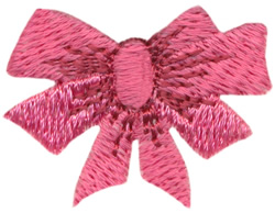 Mini Pink Bow Embroidery Design | EmbroideryDesigns.com