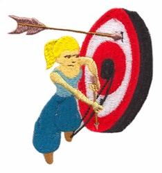 Archery Embroidery Design | EmbroideryDesigns.com