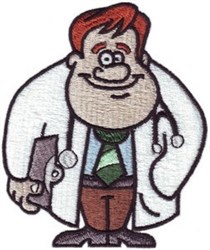 Medical Doctor Embroidery Design | EmbroideryDesigns.com