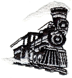 Steam Engine Embroidery Design | EmbroideryDesigns.com