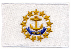 Rhode Island State Flag Embroidery Design | EmbroideryDesigns.com