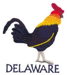 Delaware-Blue Hen Embroidery Design | EmbroideryDesigns.com