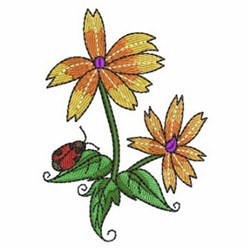 Flower Garden Embroidery Design | EmbroideryDesigns.com