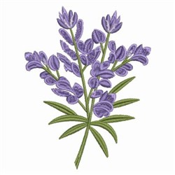 Lavender Embroidery Design | EmbroideryDesigns.com