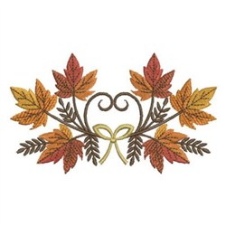 Autumn Leaves Embroidery Design | EmbroideryDesigns.com