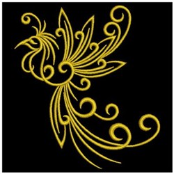 Satin Phoenix Embroidery Design | EmbroideryDesigns.com