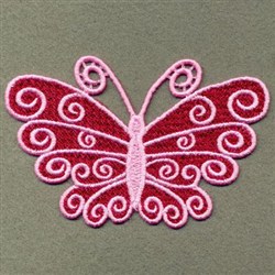 FSL Butterflies Embroidery Design | EmbroideryDesigns.com