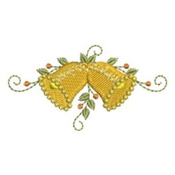 Wedding Bells Embroidery Design | EmbroideryDesigns.com