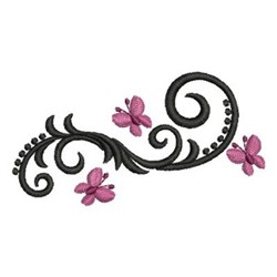 Wrought Iron Swirl Embroidery Design | EmbroideryDesigns.com