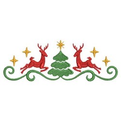 Christmas Border Embroidery Design | EmbroideryDesigns.com