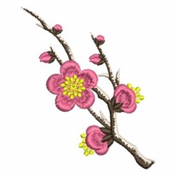 Plum Blossoms Embroidery Design | EmbroideryDesigns.com