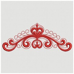 Heirloom Scroll Decoration Embroidery Design | EmbroideryDesigns.com
