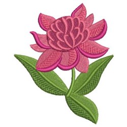 Pink Australian Wildflowers Embroidery Design | EmbroideryDesigns.com