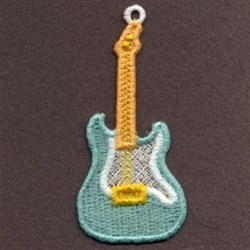 FSL Music Melody Guitar Embroidery Design | EmbroideryDesigns.com
