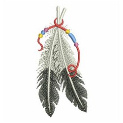 Indian Feathers Embroidery Design | EmbroideryDesigns.com