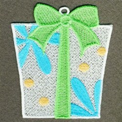 FSL Gift Box Embroidery Design | EmbroideryDesigns.com