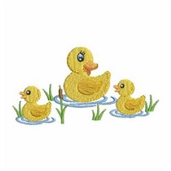 Ducks Embroidery Design | EmbroideryDesigns.com