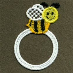 FSL Bumble Bee Ring Embroidery Design | EmbroideryDesigns.com