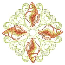 Conch Shell Embroidery Design | EmbroideryDesigns.com
