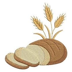 Bread Loaf Embroidery Design | EmbroideryDesigns.com