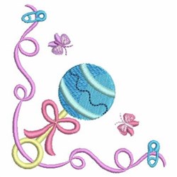 Baby Rattle Embroidery Design | EmbroideryDesigns.com
