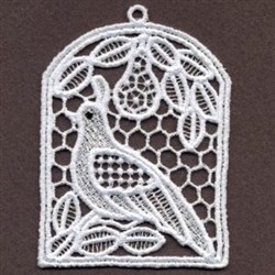 FSL Partridge Embroidery Design | EmbroideryDesigns.com