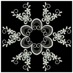 Floral Whitework Embroidery Design | EmbroideryDesigns.com