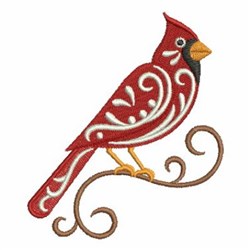 Cardinal Embroidery Design | EmbroideryDesigns.com