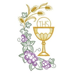 Communion Cup Embroidery Design | EmbroideryDesigns.com