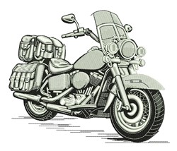 Motorcycle Embroidery Design | EmbroideryDesigns.com
