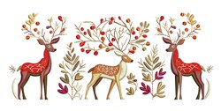 Reindeer Embroidery Design | EmbroideryDesigns.com