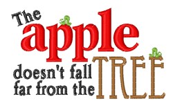 Apple Tree Embroidery Design | EmbroideryDesigns.com