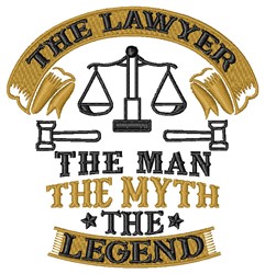 The Lawyer Embroidery Design | EmbroideryDesigns.com