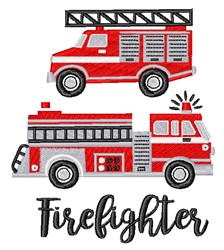 Firefighter Embroidery Design | EmbroideryDesigns.com