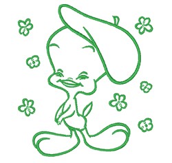 Tweety Bird Embroidery Design | EmbroideryDesigns.com