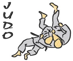 Judo Embroidery Design | EmbroideryDesigns.com