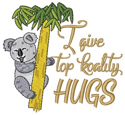 Top Koality Hugs Embroidery Design | EmbroideryDesigns.com