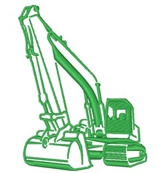 Front End Loader Embroidery Design | EmbroideryDesigns.com