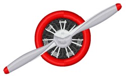 Airplane Propeller Embroidery Design | EmbroideryDesigns.com
