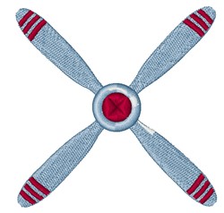 Plane Propeller Embroidery Design | EmbroideryDesigns.com