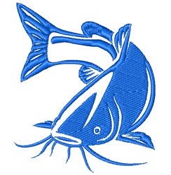 Catfish Embroidery Design | EmbroideryDesigns.com