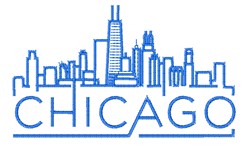 Chicago Embroidery Design | EmbroideryDesigns.com