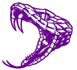Rattlesnake Outline Embroidery Design | EmbroideryDesigns.com