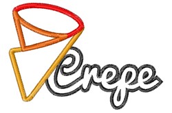 Crepe Outline Embroidery Design | EmbroideryDesigns.com