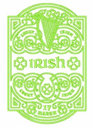 Irish Sampler Embroidery Design | EmbroideryDesigns.com
