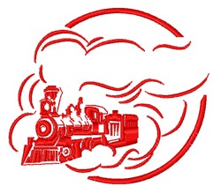 Train Engine Embroidery Design | EmbroideryDesigns.com