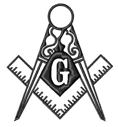 Masonic Symbol Embroidery Design | EmbroideryDesigns.com