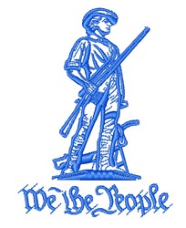 We The People Embroidery Design | EmbroideryDesigns.com