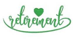 Retirement Embroidery Design | EmbroideryDesigns.com